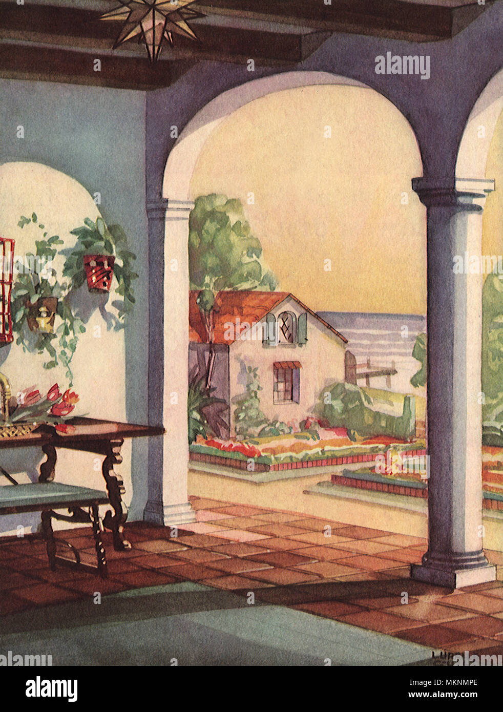 The American Home Stock Photo - Alamy