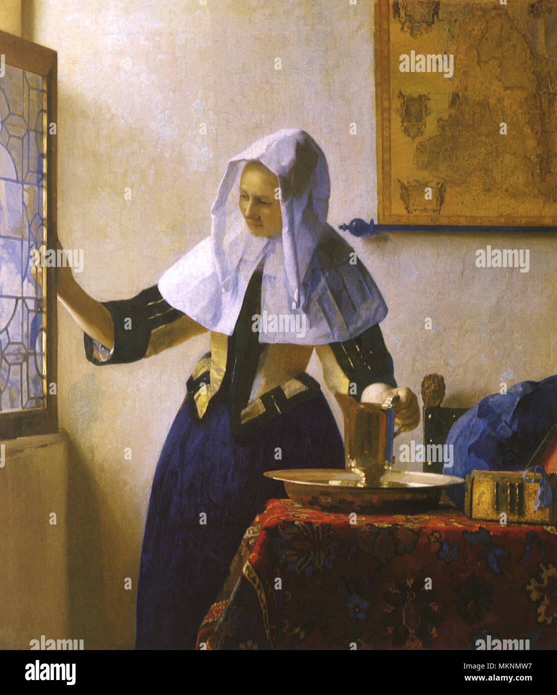 Woman Gazing Absently Stock Photo - Alamy