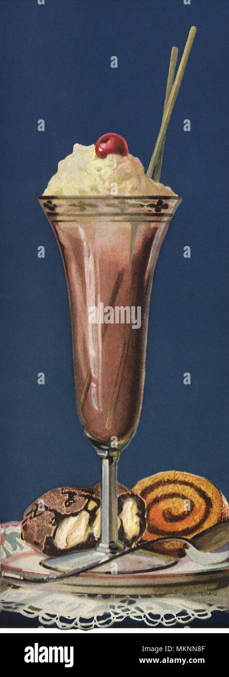 Vintage ice cream float hi-res stock photography and images - Alamy