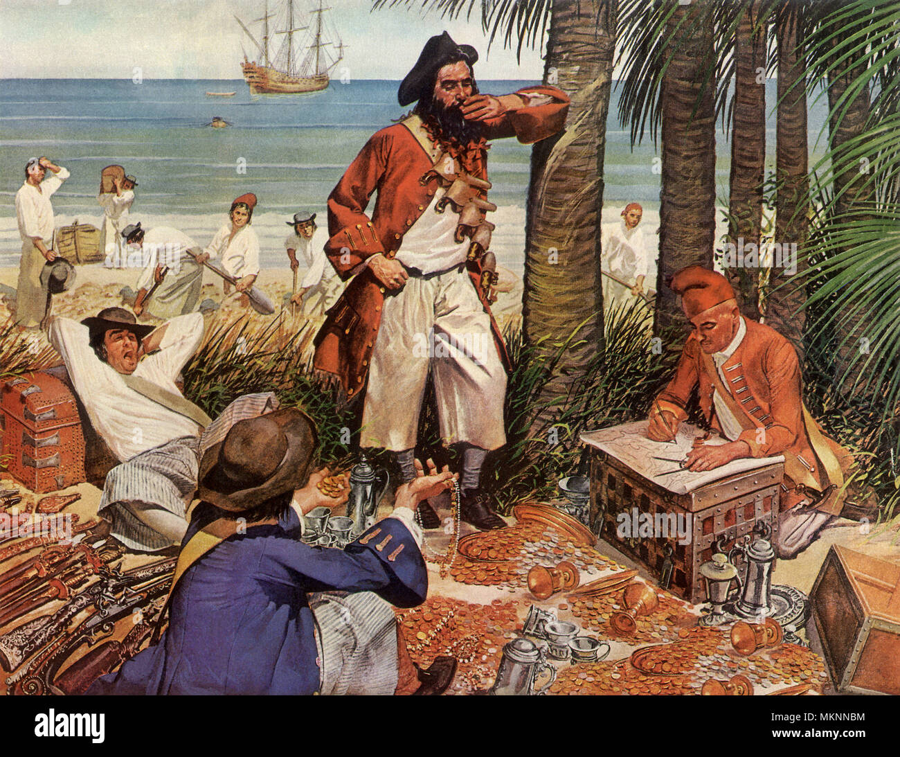 Blackbeards treasure hi-res stock photography and images - Alamy