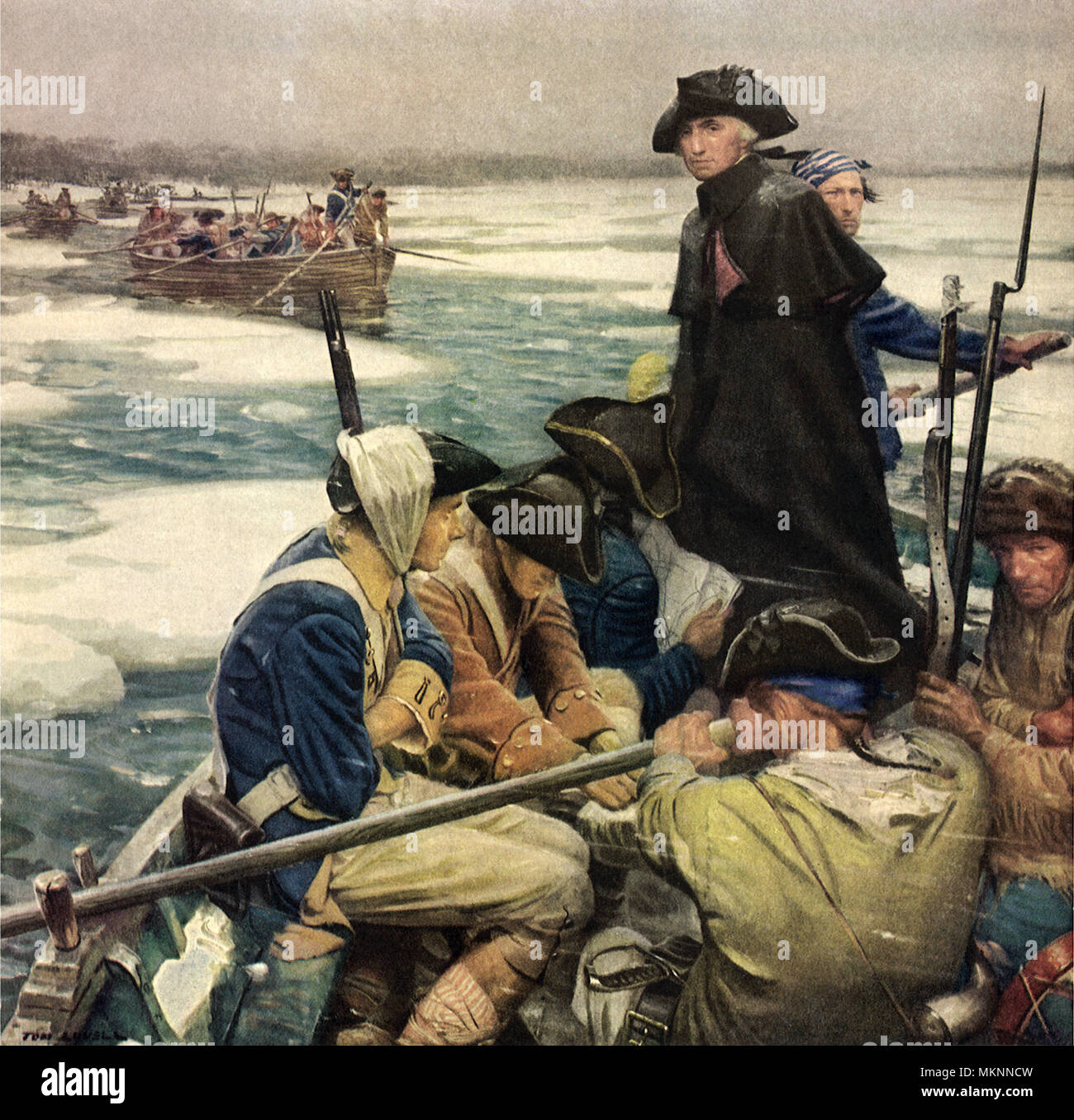 Crossing Delaware River Stock Photo - Alamy