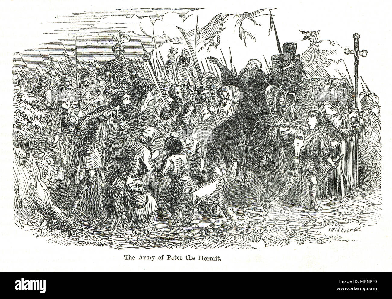 The army of Peter the Hermit, The First Crusade, 11th century, also ...