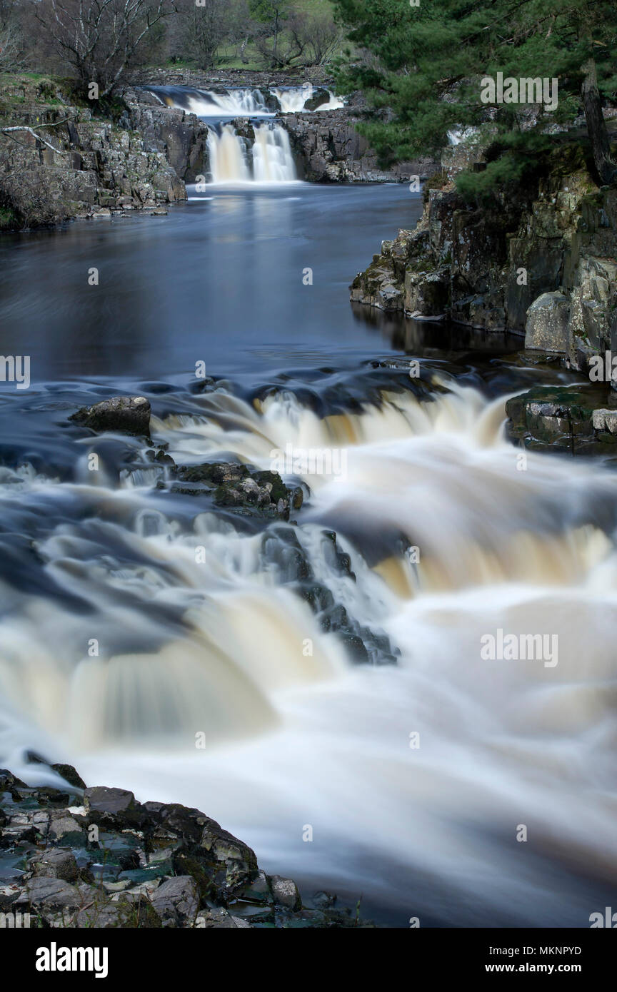 Low Force Waterfalls in Teesdale, North Pennines AONB (Area of ...
