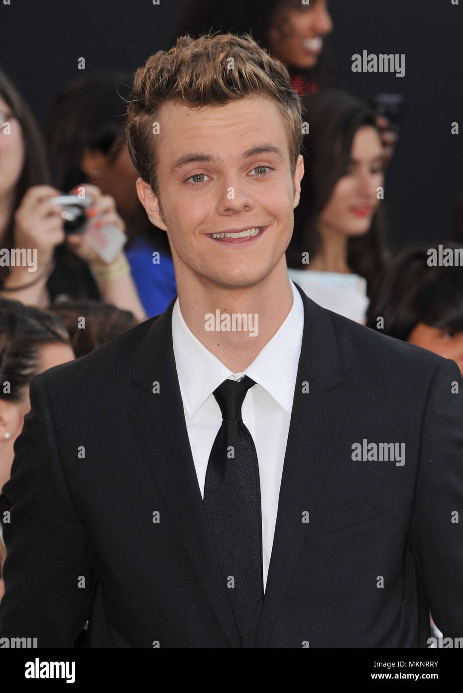 Jack Quaid at The Hunger Games Premiere at the Nokia Theatre in Los ...