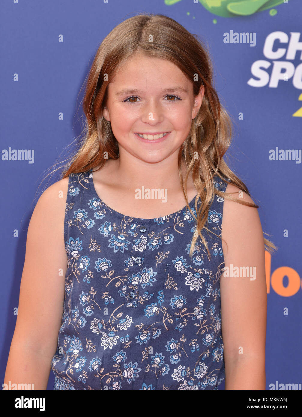 Sam Gordon 117 at the 2015 Nickelodeon Kid's Choice Sports awards at ...