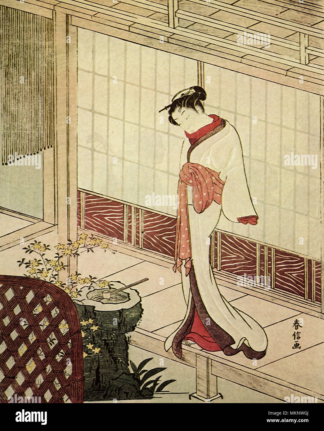 Courtesan on the veranda hi-res stock photography and images - Alamy