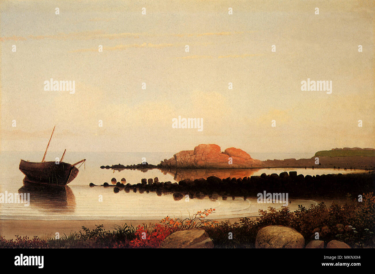 Brace's Rock, Eastern Point, Gloucester Stock Photo - Alamy