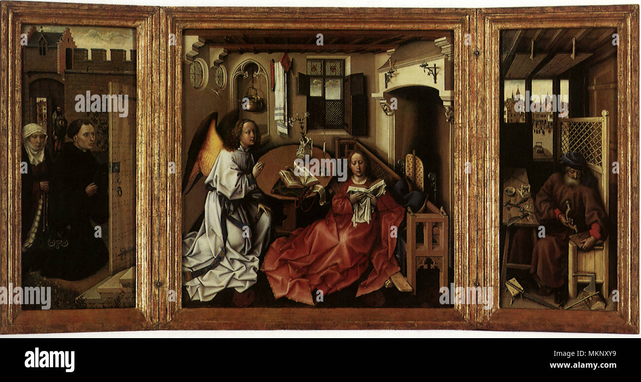 Merode Altarpiece Annunciation