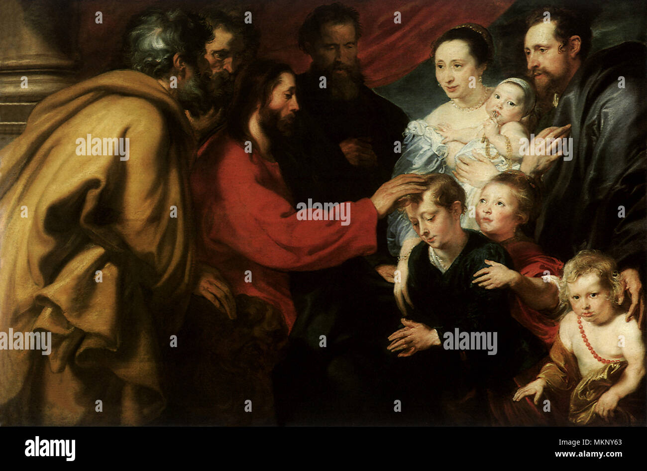 Suffer the Little Children to Come unto Me Stock Photo - Alamy