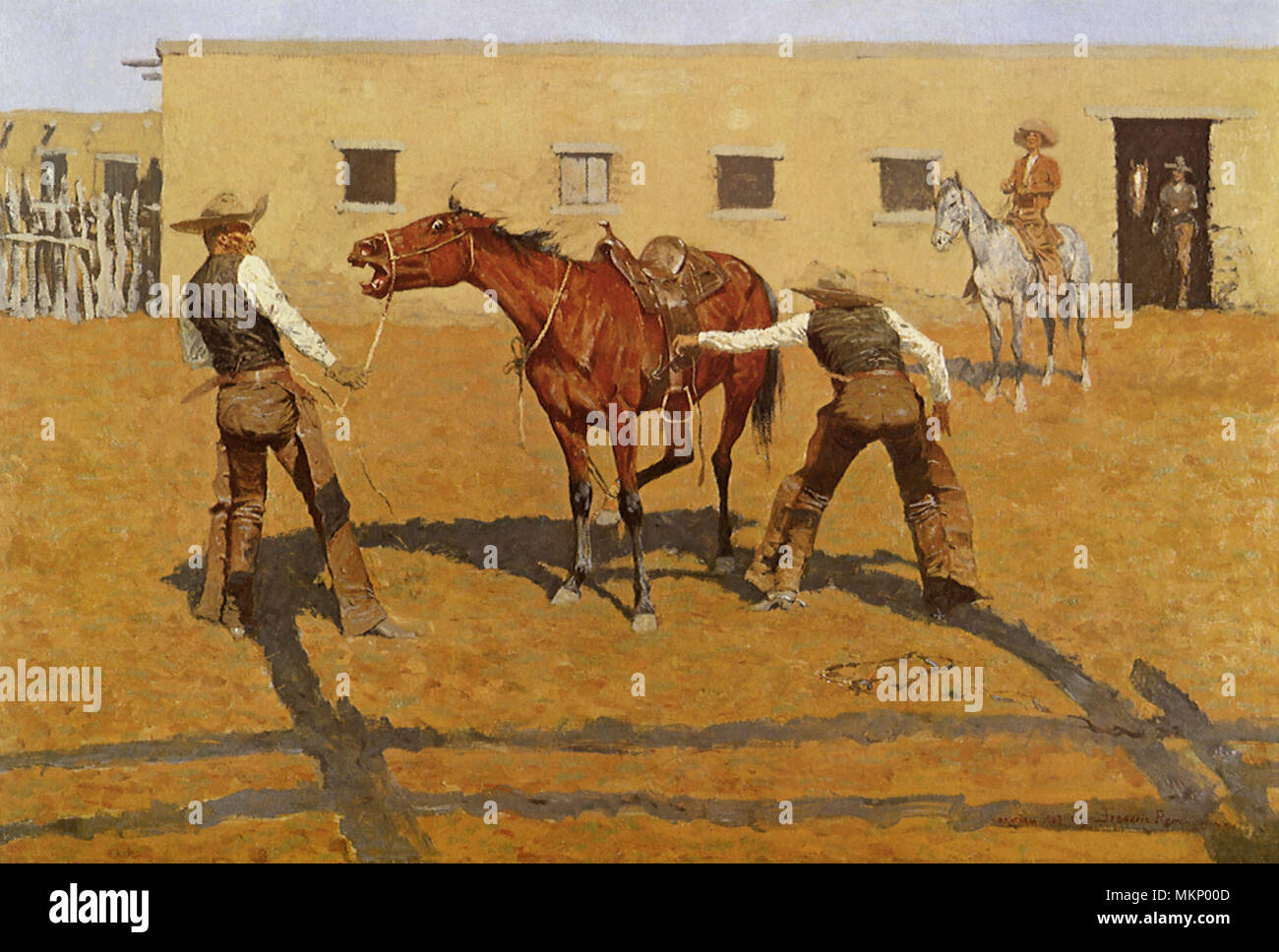 His First Lesson Stock Photo - Alamy