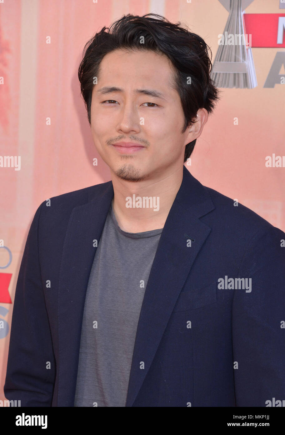 Steven Yeun 212 at the iHeartRADIO Music Awards 2015 at the Shrine ...