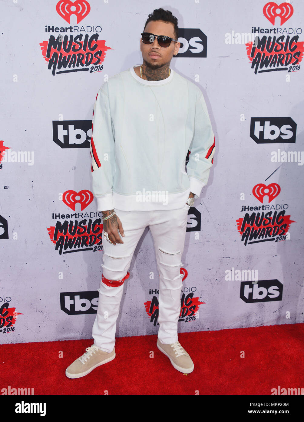 Chris Brown 058 at the 2016 iHeartRadio Music Awards at the Great ...