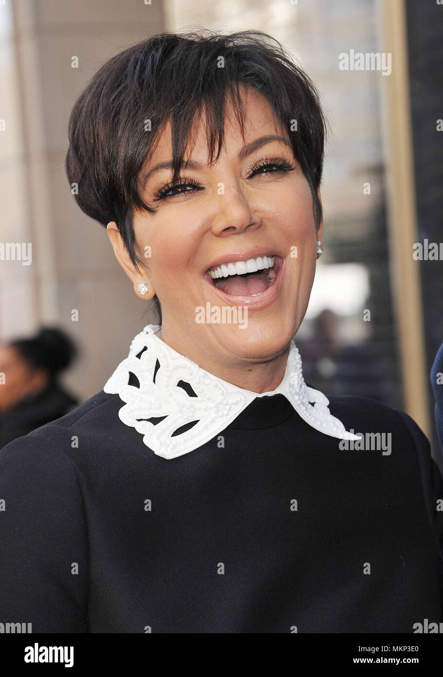 Kris Jenner at the star for Kenny Babyface Edmonds on the Hollywood ...