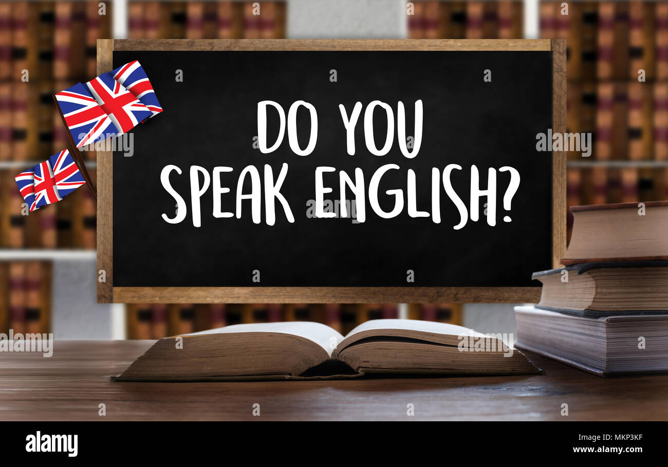 ENGLISH ( British England Language Education Stock Photo - Alamy