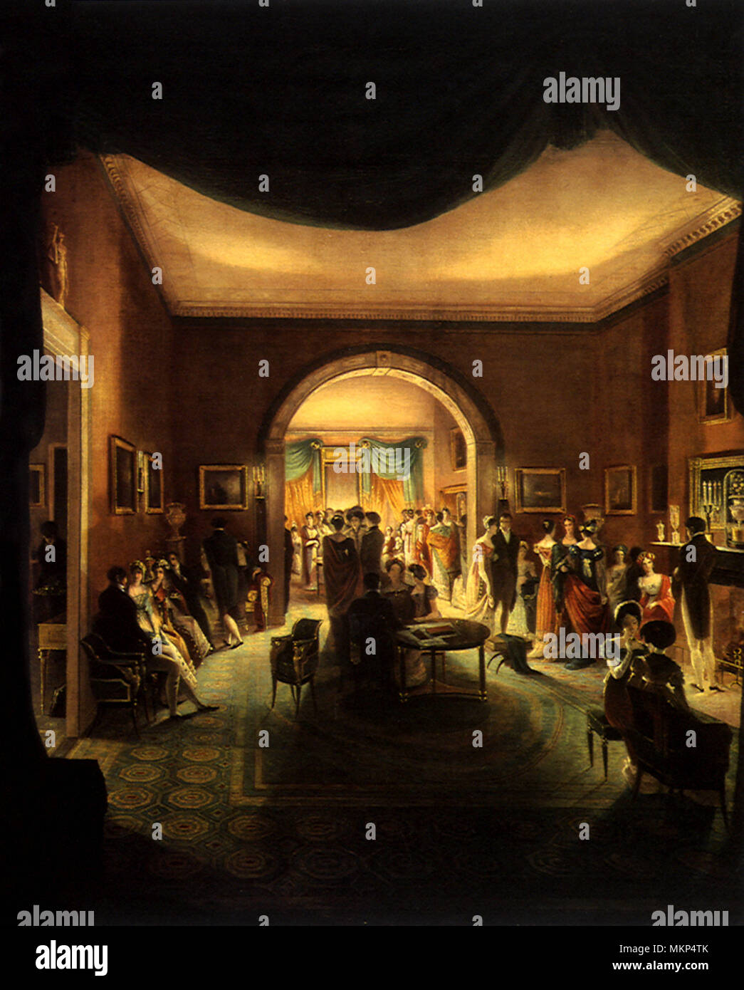 The Tea Party Stock Photo - Alamy