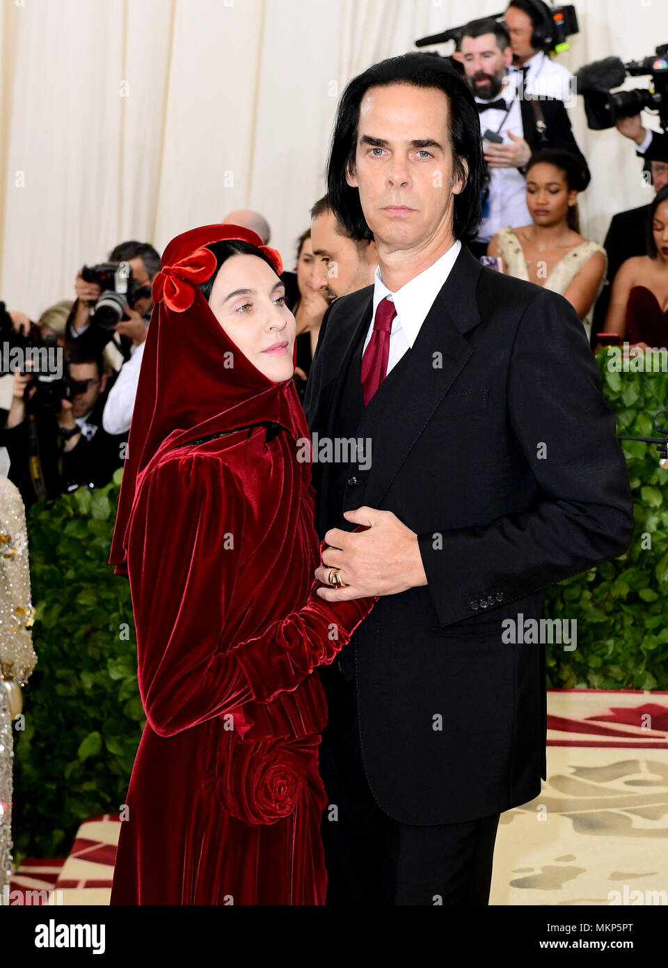 Susie Bick and Nick Cave attending the Metropolitan Museum of Art ...