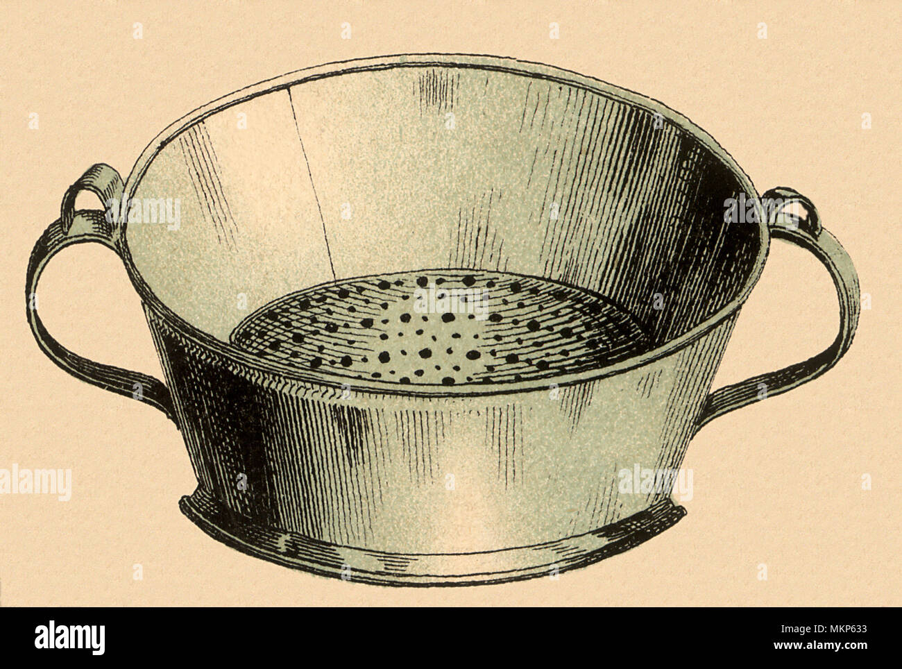 Vintage collander hi-res stock photography and images - Alamy
