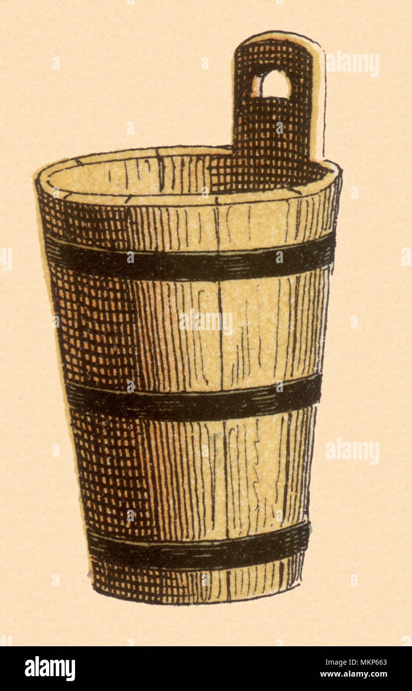 Bucket with Hole Stock Photo - Alamy