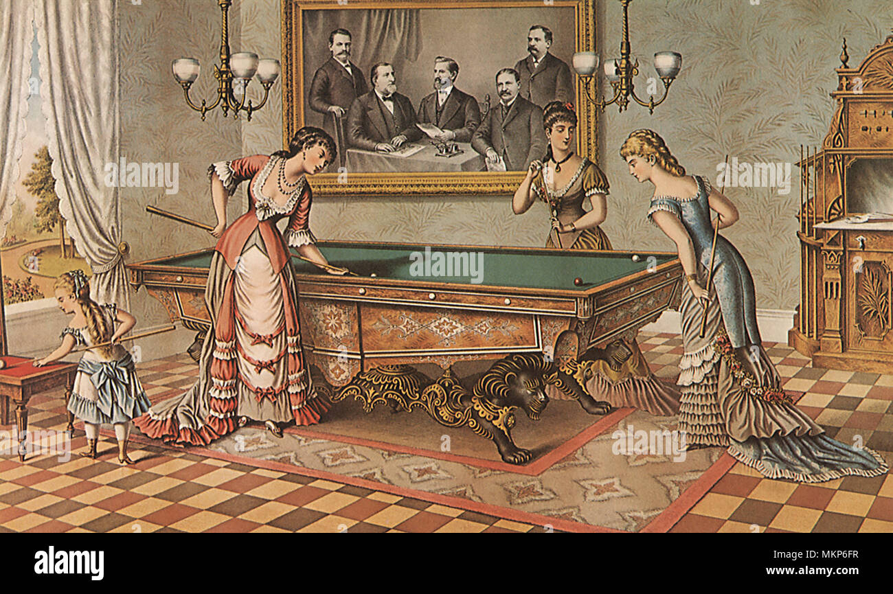 Vintage Billiards High Resolution Stock Photography and Images - Alamy