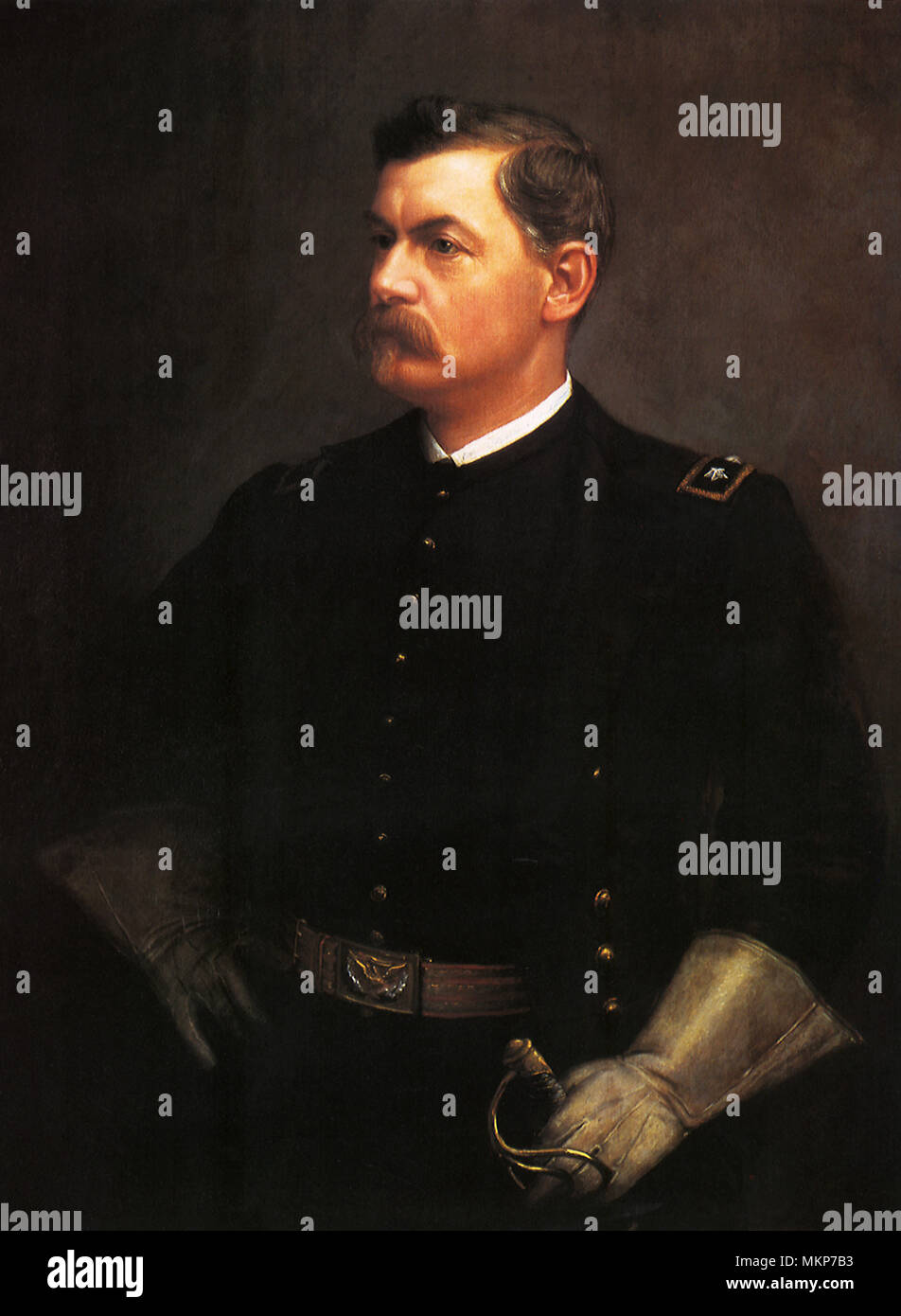 Portrait of George Brinton McClellan Stock Photo - Alamy