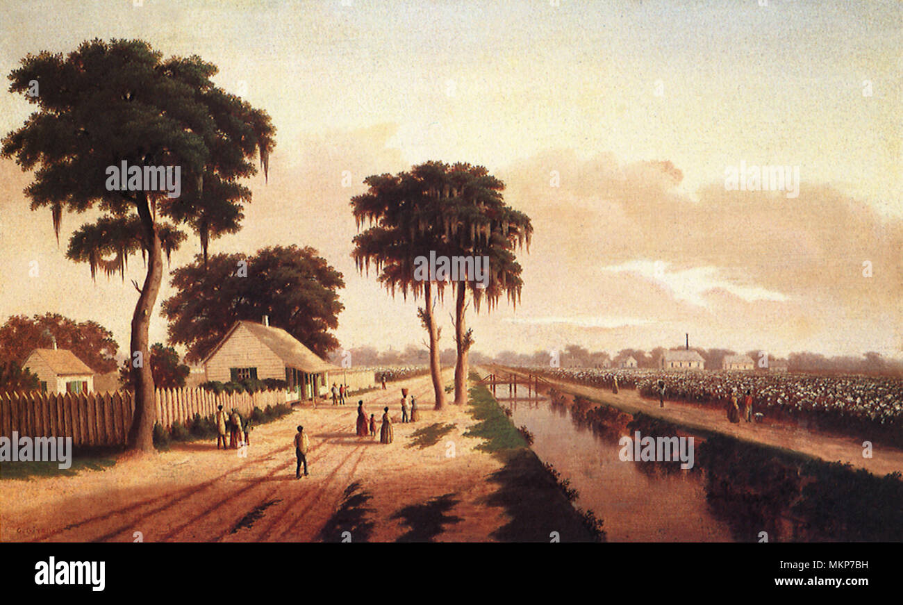 Civil war plantation illustration hi-res stock photography and images ...