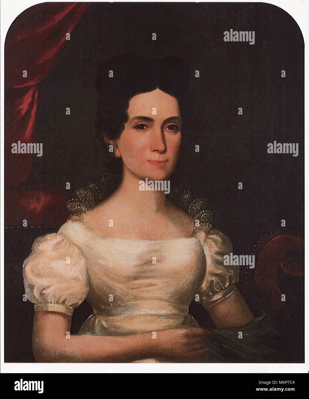 Letitia Christian Tyler 1835 Stock Photo - Alamy