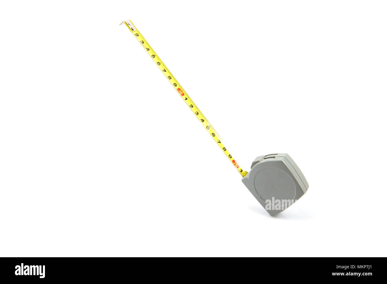 Tape measure isolated on white background Stock Photo - Alamy