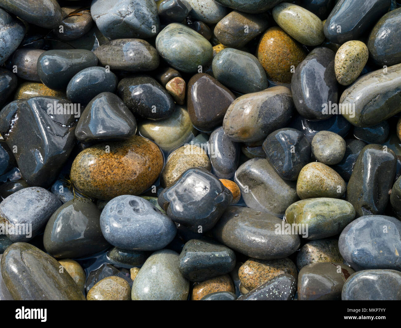 Smooth round rocks hi-res stock photography and images - Alamy