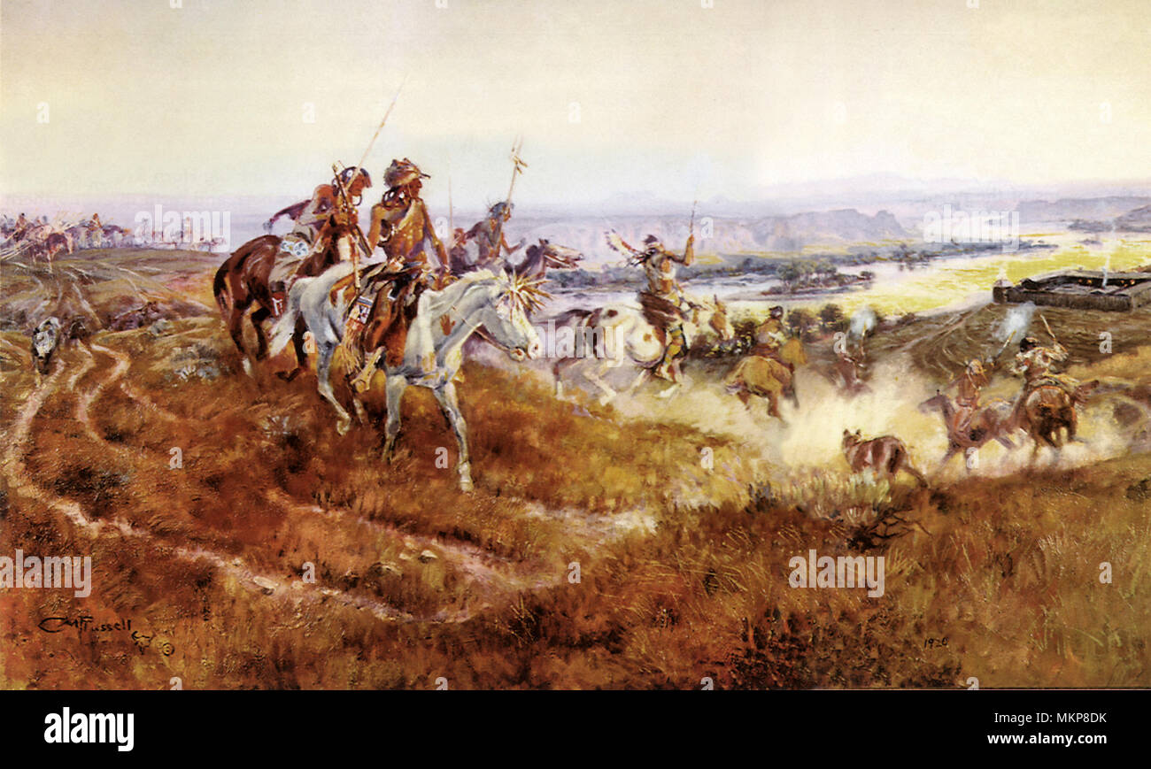 Native americans trade hi-res stock photography and images - Alamy