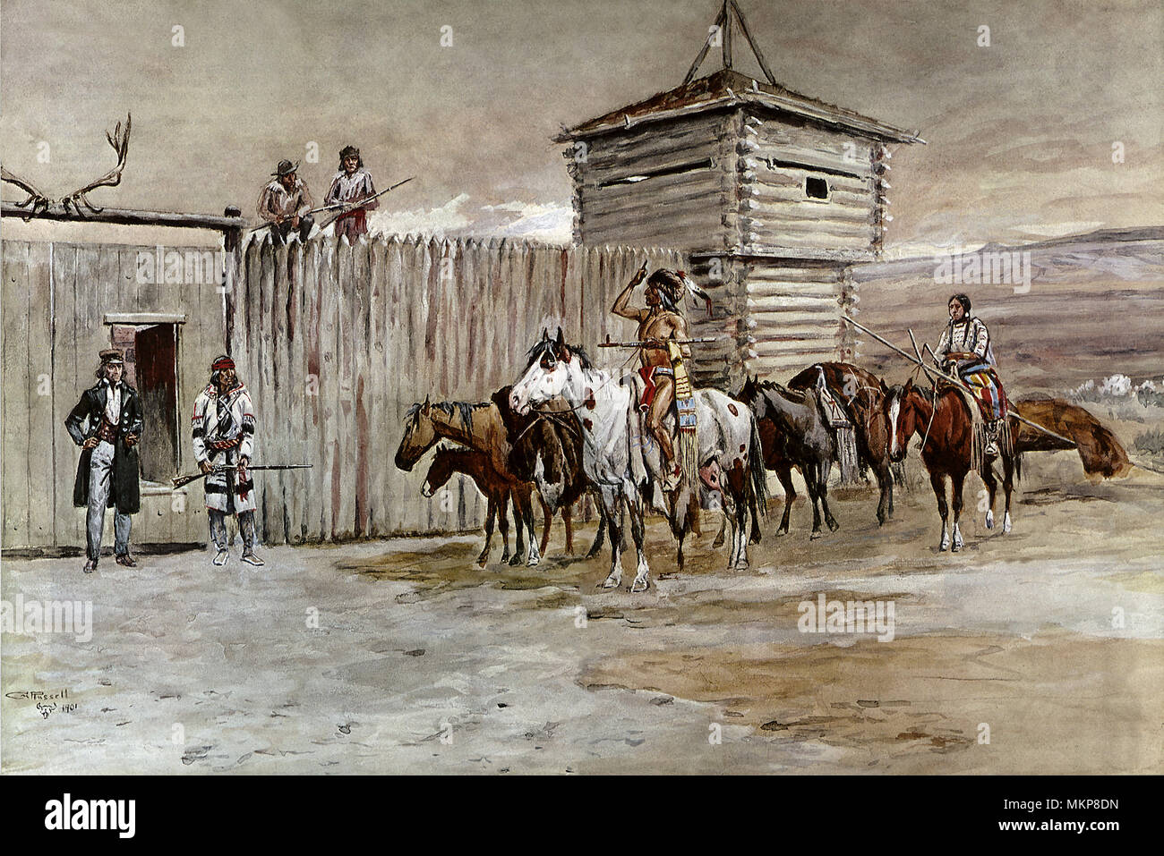 Native american robe hi-res stock photography and images - Alamy