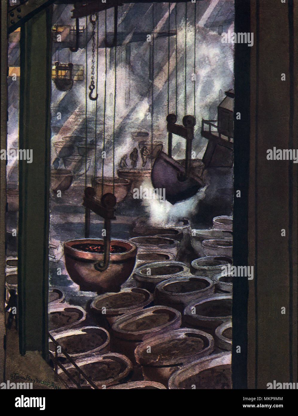 Six pots hi-res stock photography and images - Alamy