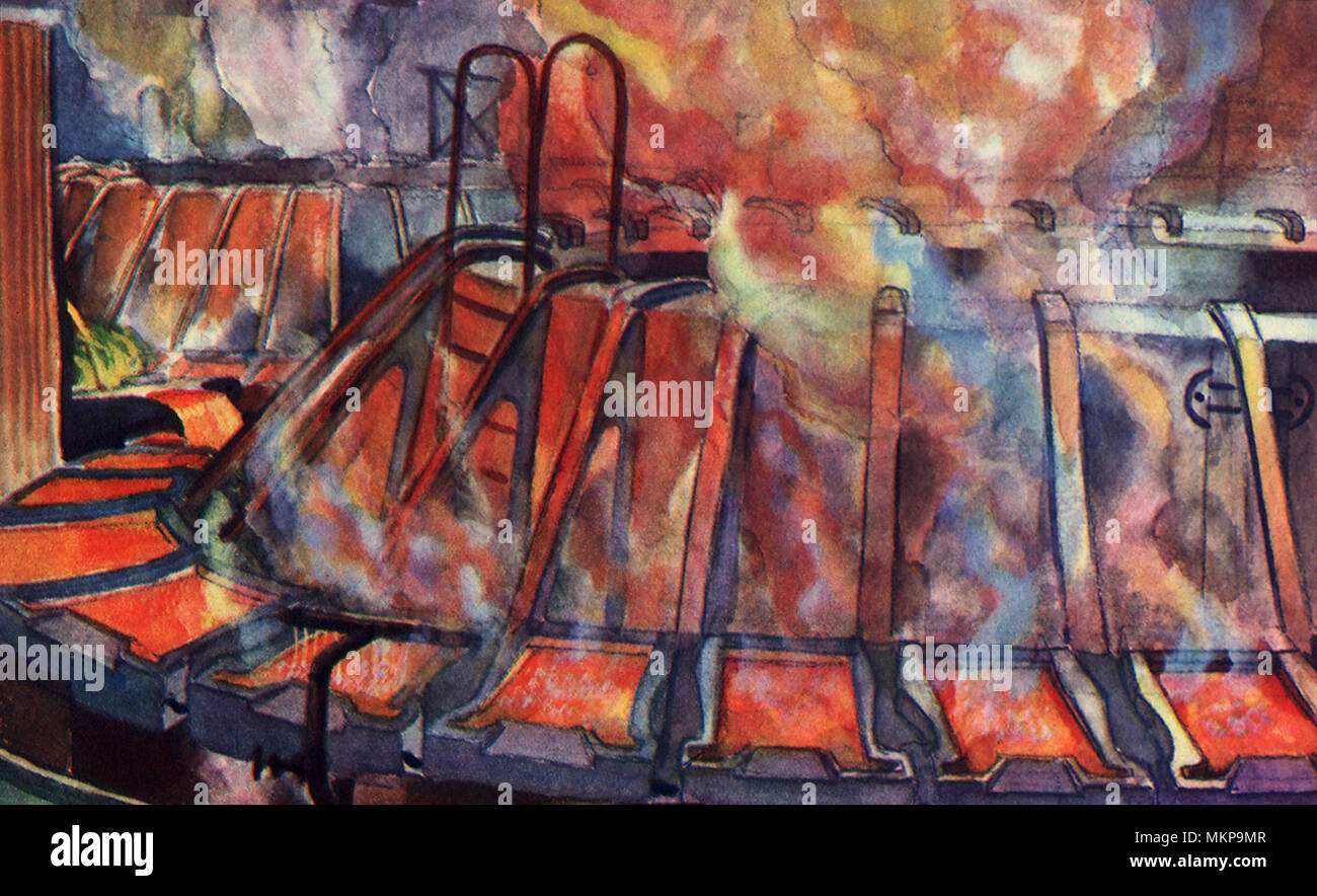 Molten metal being poured hi-res stock photography and images - Alamy