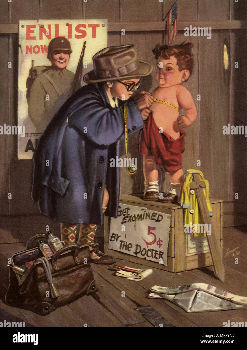Vintage Doctor Child High Resolution Stock Photography and Images - Alamy