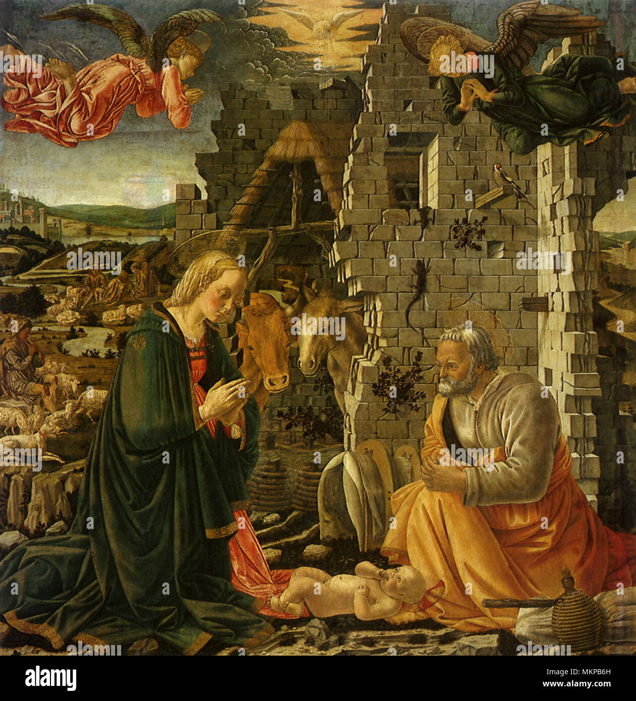 The nativity art impressionism hi-res stock photography and images - Alamy