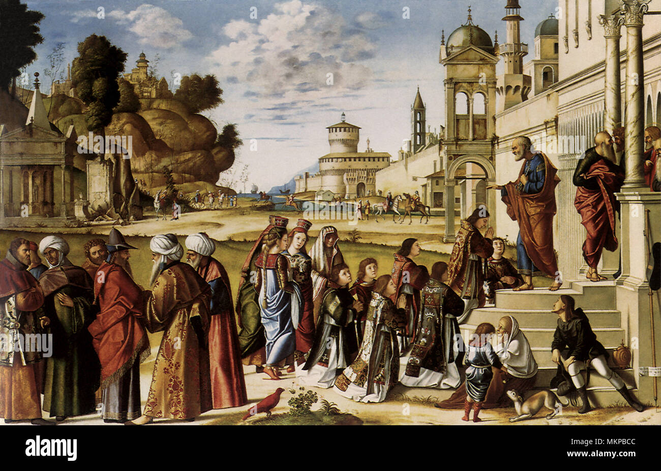 The Ordination of Saint Stephen as Deacon Stock Photo - Alamy