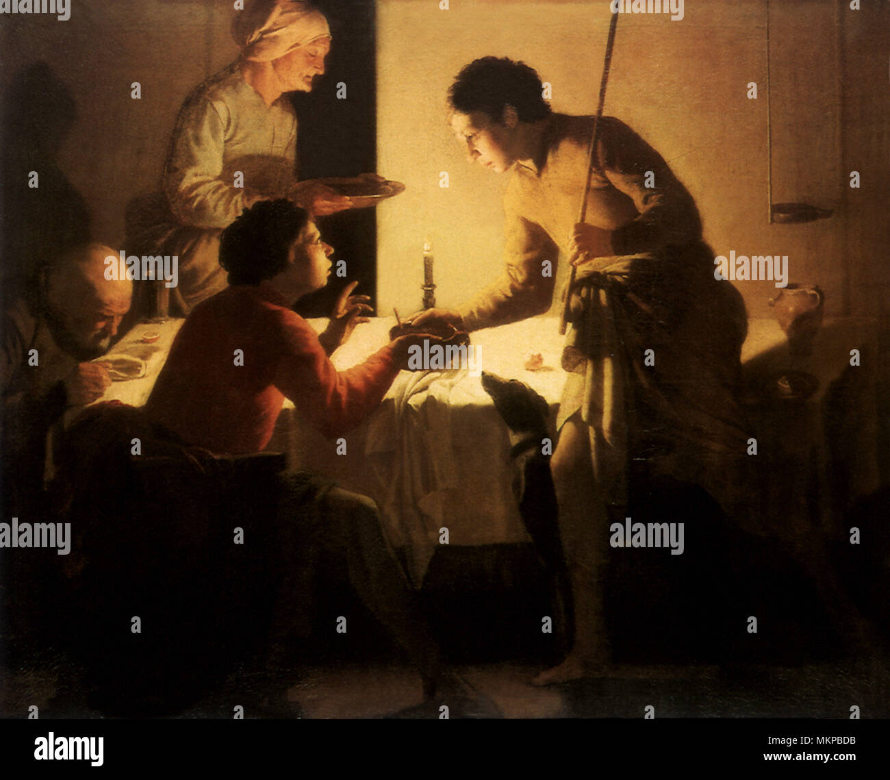 Esau Selling His Birthright Stock Photo - Alamy