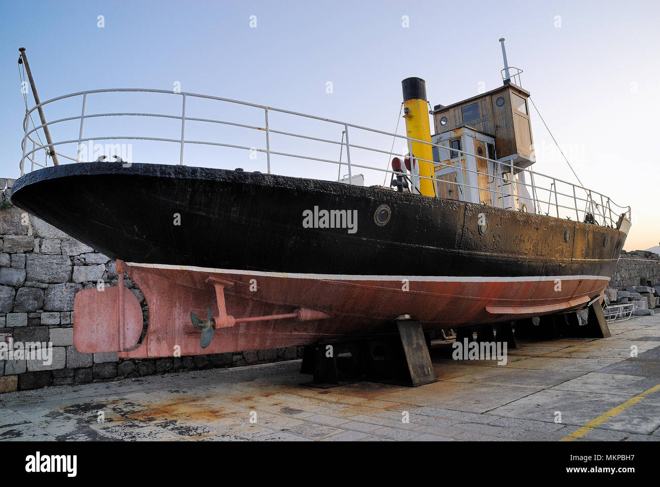 Rijeka, Croatia. The Uragan (English : Hurricane) boat. Uragan is a ...