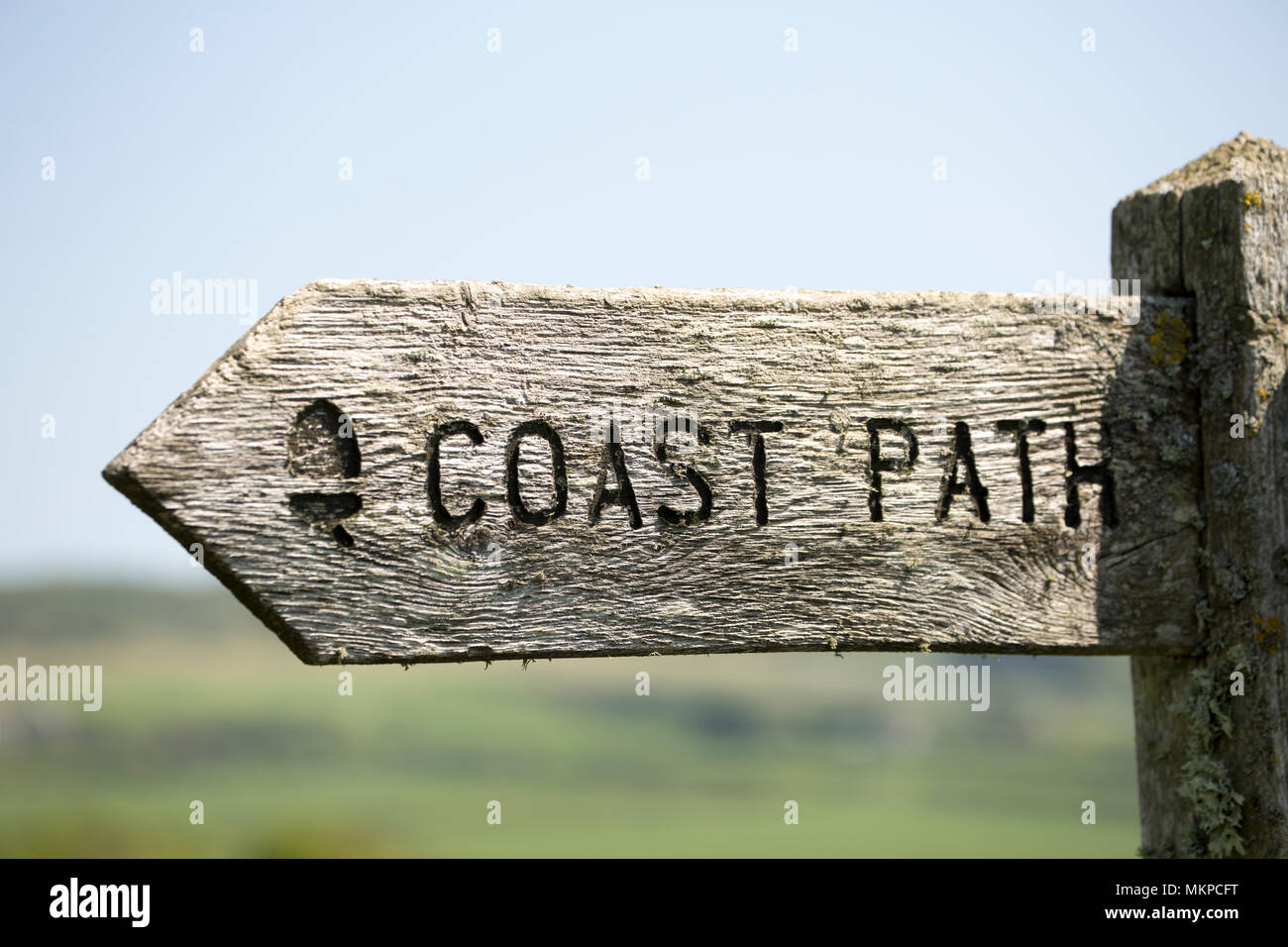 Coastal path sign hi-res stock photography and images - Alamy