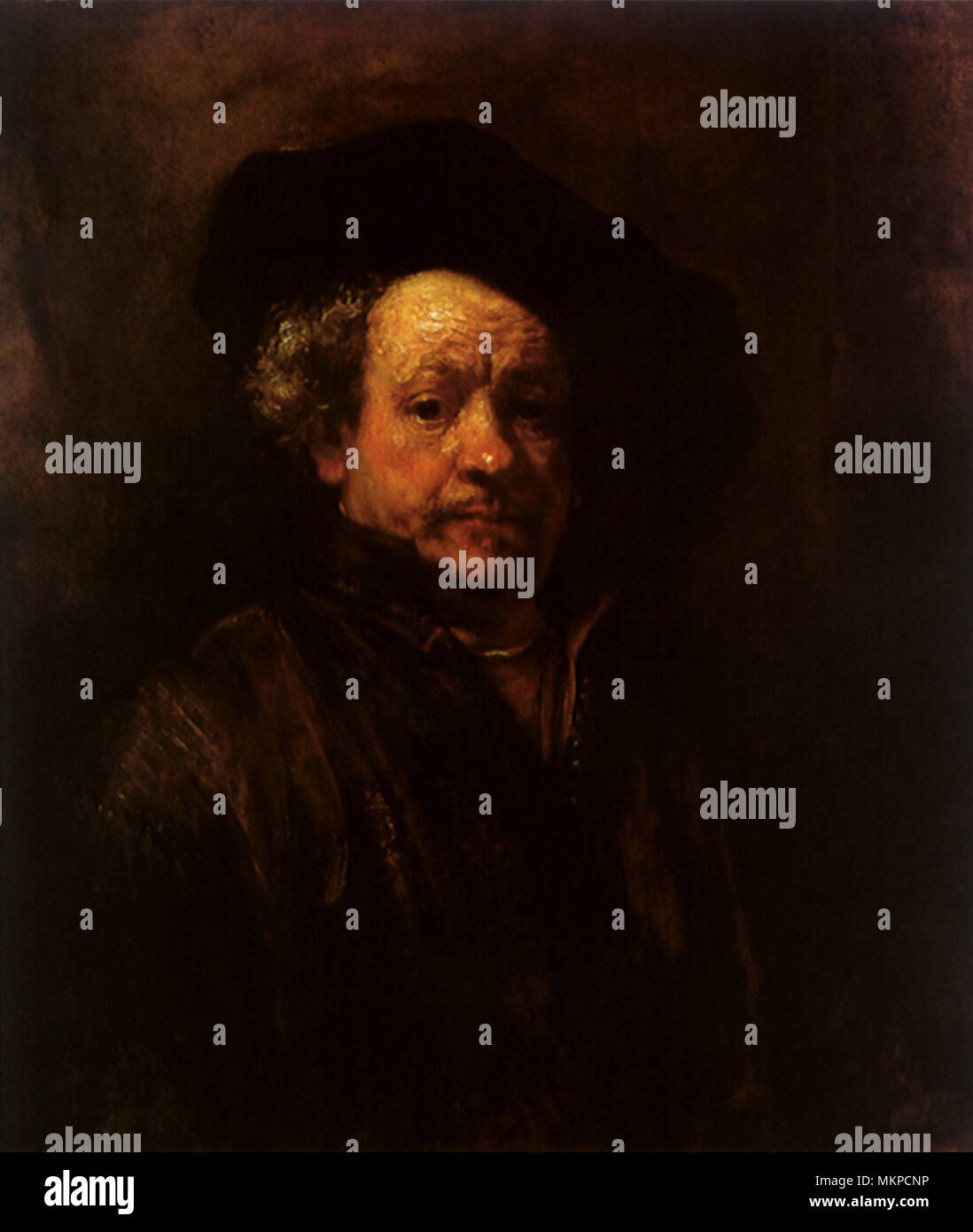 Portrait of Rembrandt Stock Photo - Alamy