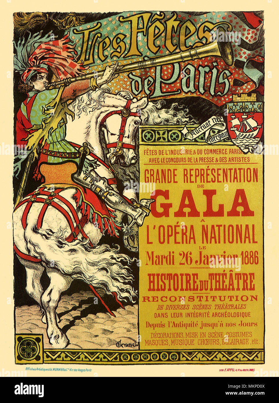 The paris opera posters hi-res stock photography and images - Alamy