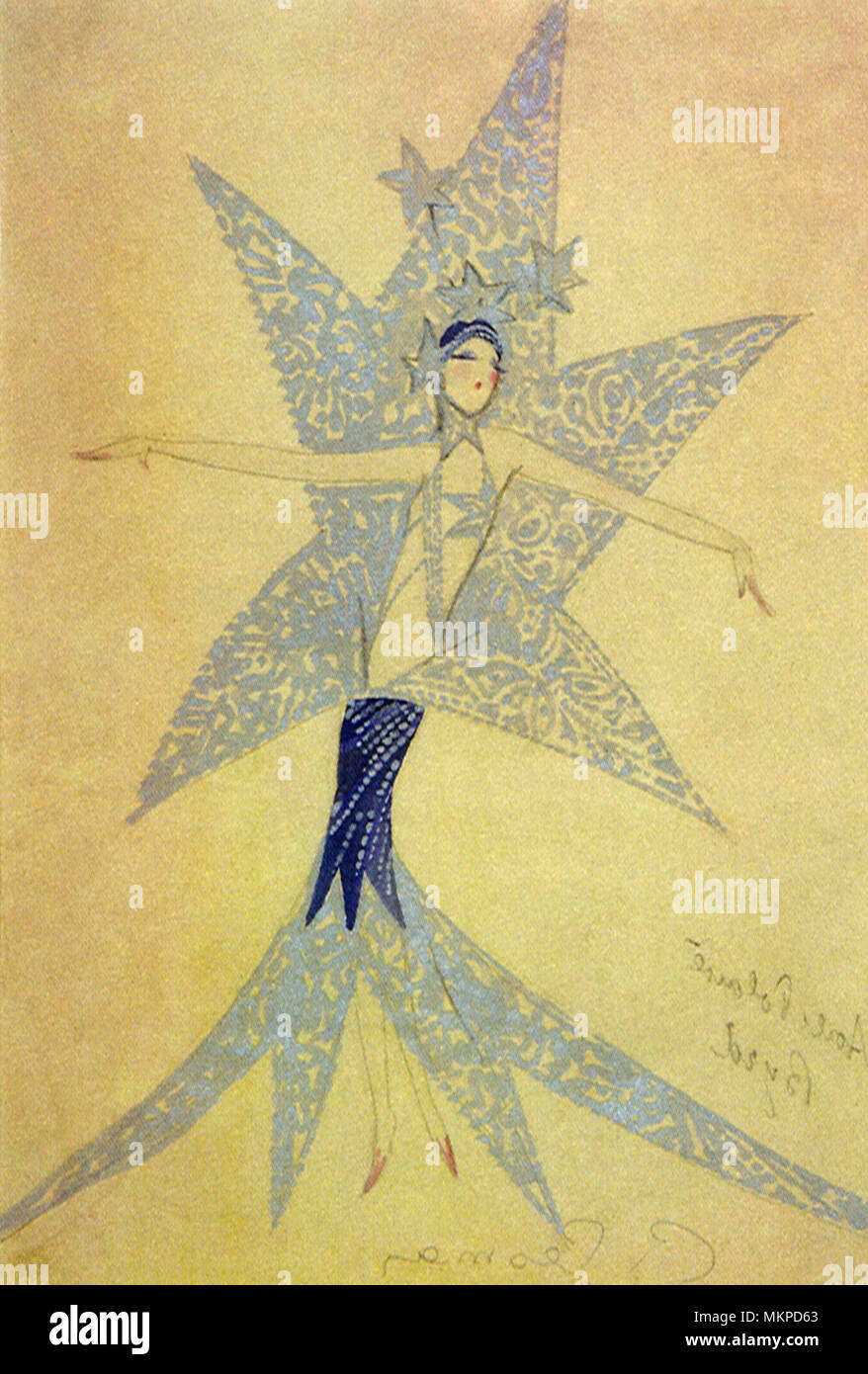 Dancer in Star Shaped Costume Stock Photo - Alamy