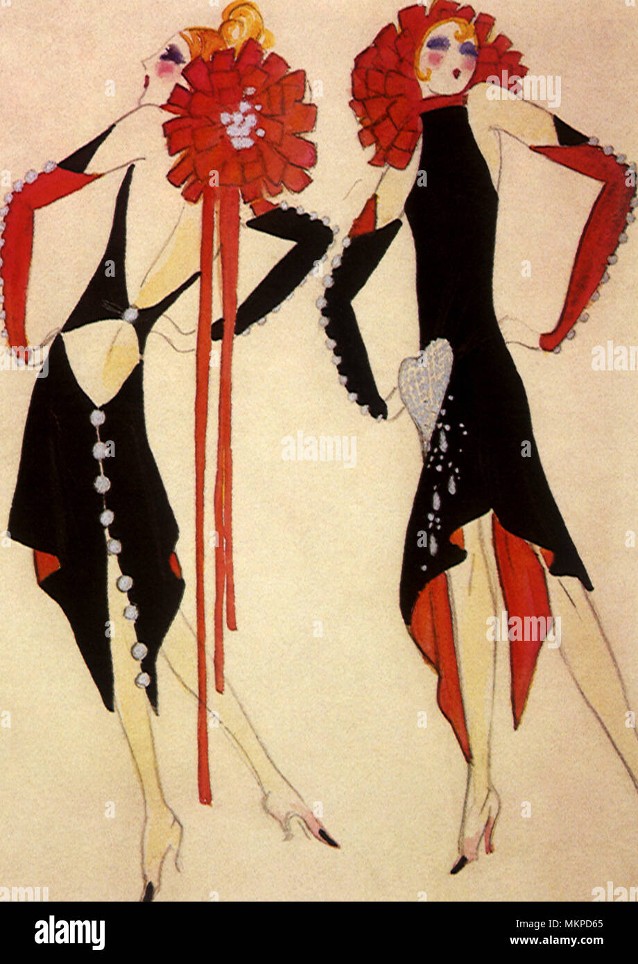 Two women with fancy dresses hi-res stock photography and images - Alamy