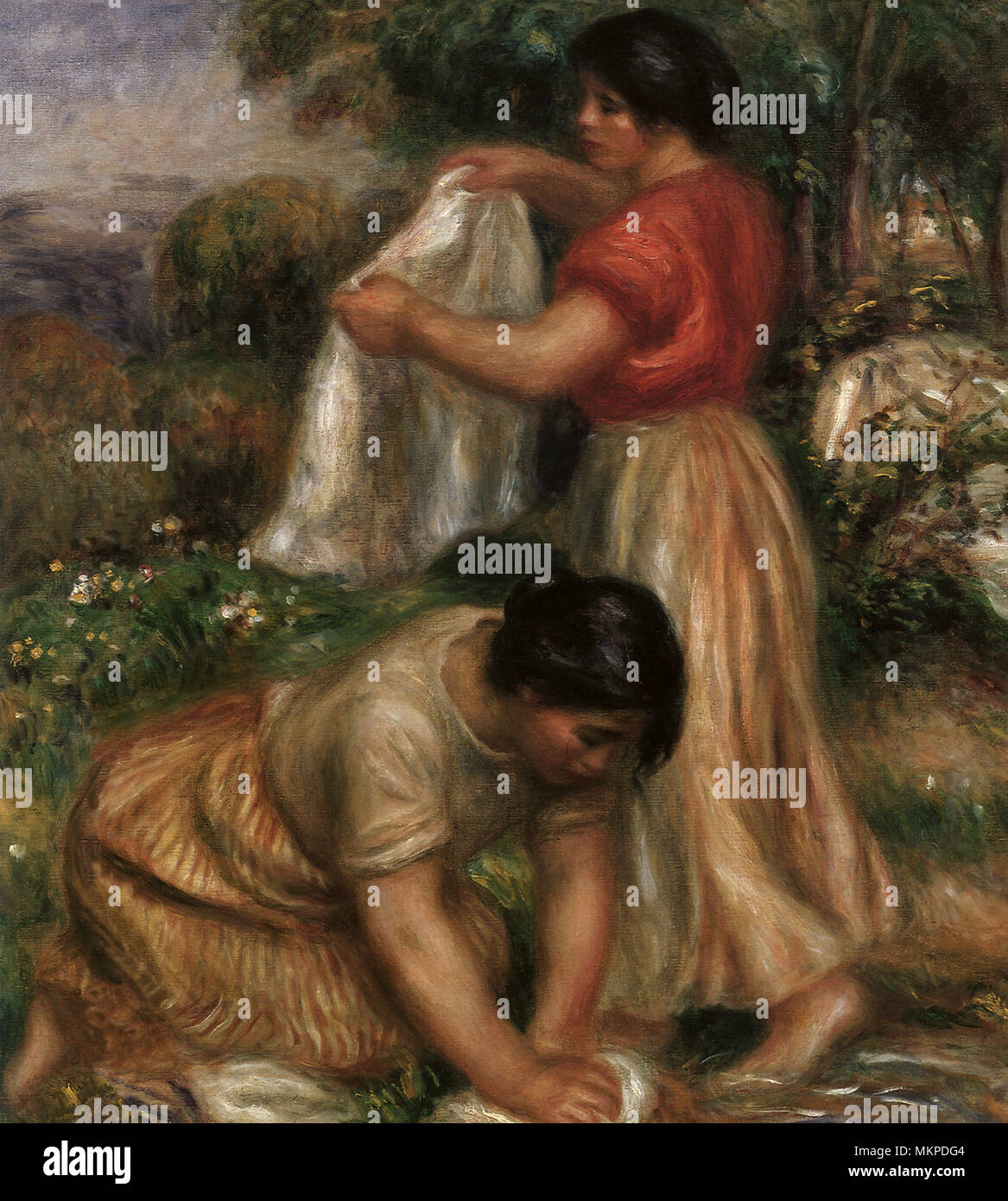 Washerwomen hi-res stock photography and images - Alamy