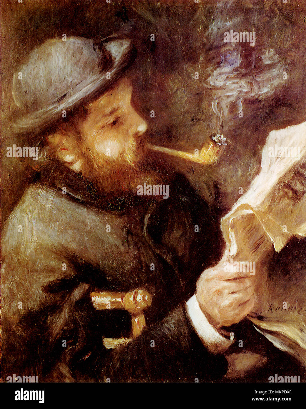 Portrait of Monet Stock Photo - Alamy