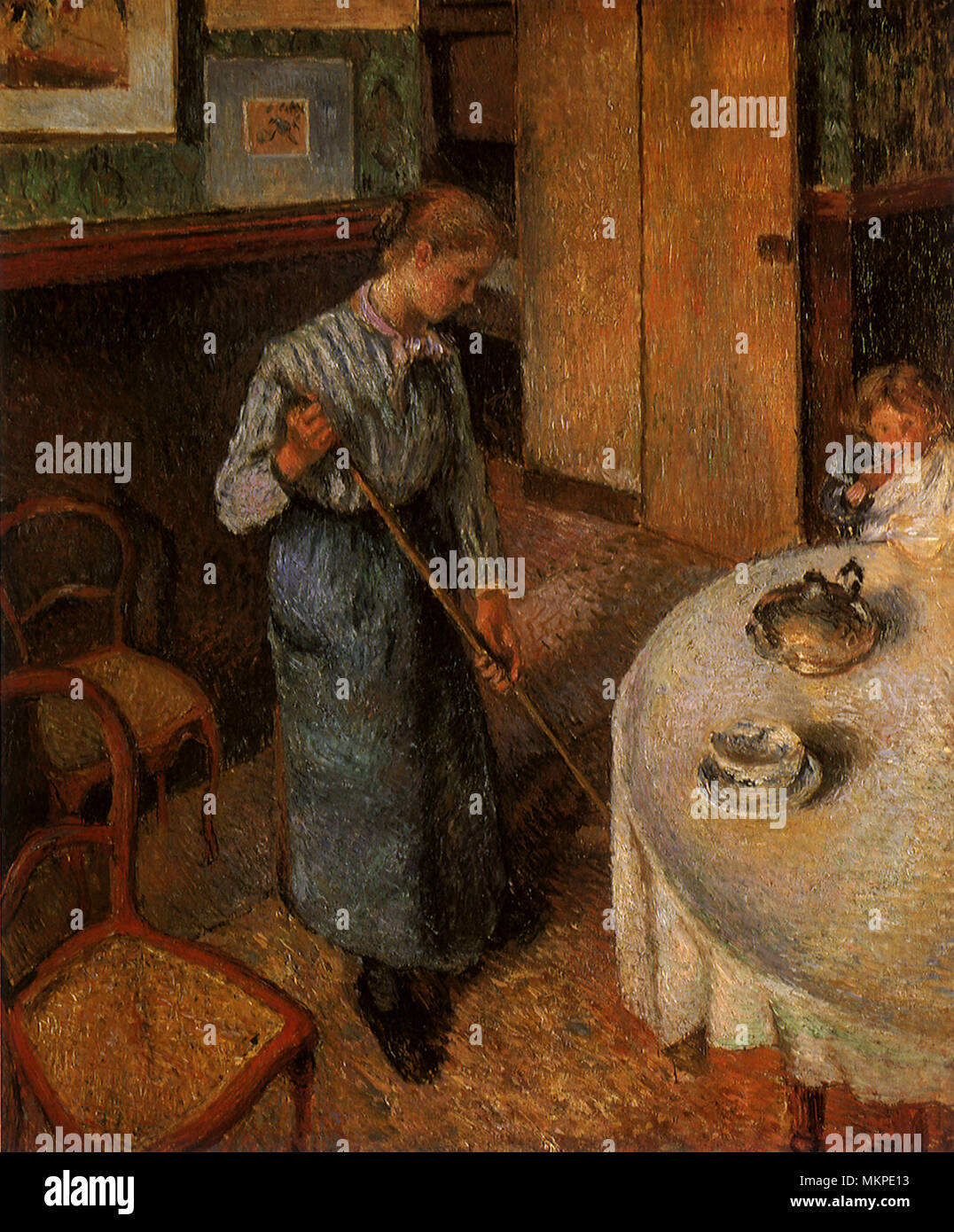 The Little Country Maid Stock Photo - Alamy