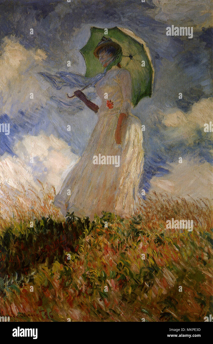 Claude monet umbrella hi-res stock photography and images - Alamy