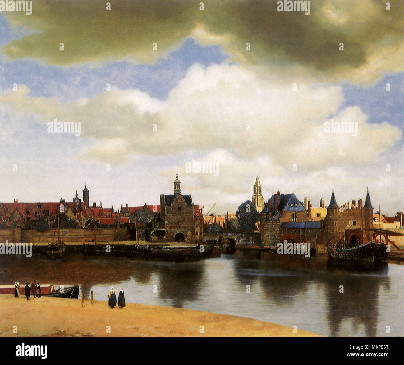 View of Delft Stock Photo - Alamy