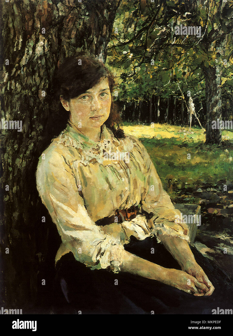 Portrait of Maria Simonovitch Stock Photo - Alamy