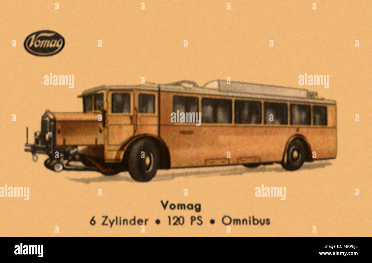 1928 Vomag 6-Cylinder Bus Stock Photo - Alamy