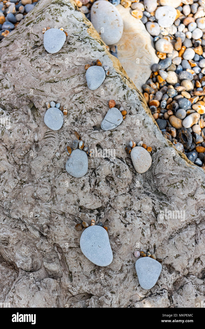 Baby feet feet beach hi-res stock photography and images - Alamy